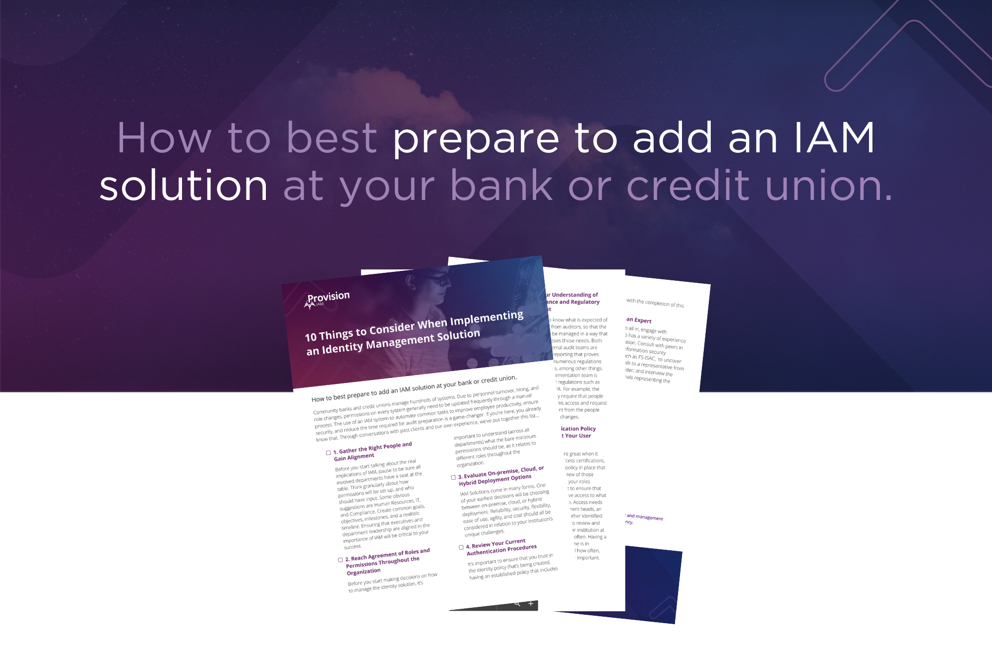 10 Tips for IAM Solution Implementation | Provision IAM